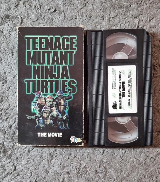 TEENAGE MUTANT NINJA Turtles The Movie, 1990 Live Action Vhs £1.75 ...