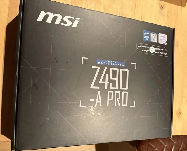 MSI Z490-A PRO Intel Z490 Motherboard, LGA1200, DDR4, ATX £76.37 ...