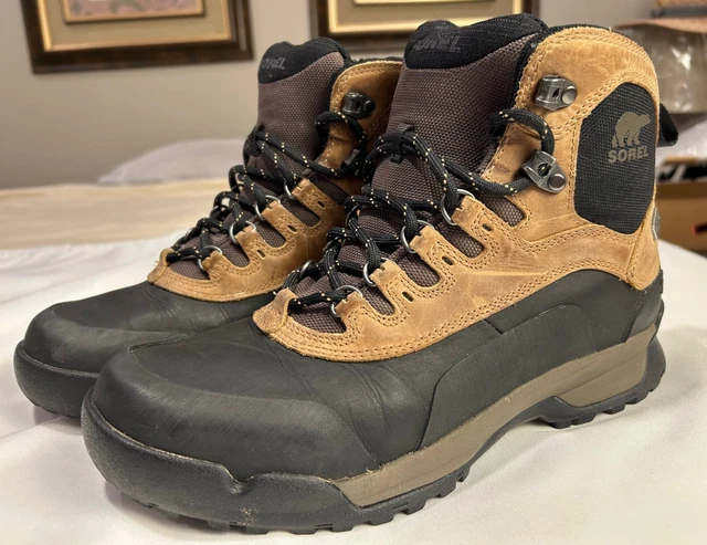 SOREL MENS CONQUEST Waterproof Boots LM5229-286 SZ 9 £61.84 - PicClick UK