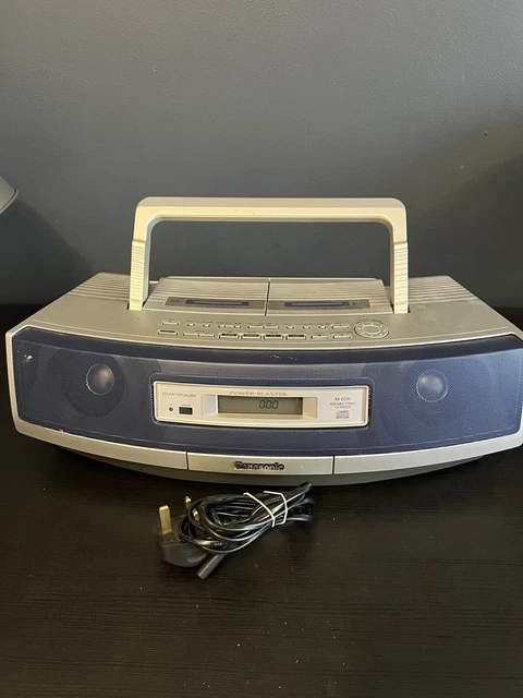 PANASONIC RX-ED50 RADIO Twin Cassette/CD Power Blaster Portable Stereo ...