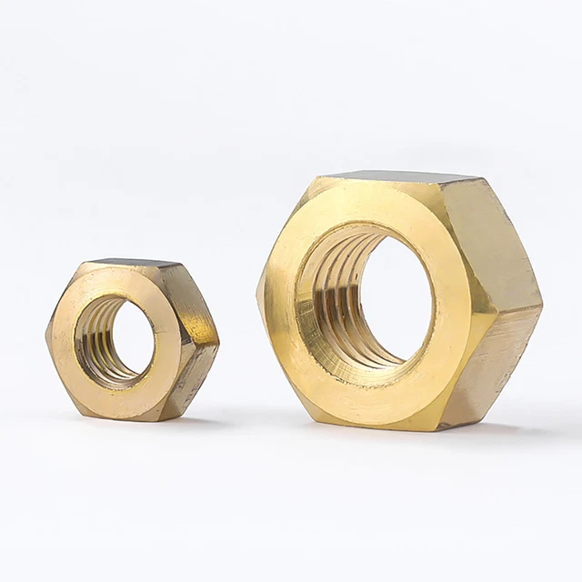 M1.4 M1.6 M2 M2.5 M3 M4 M5 M6 M8 - M24 Brass Nuts Hex Full Nut Brass - DIN 934 EUR 0,91 ...