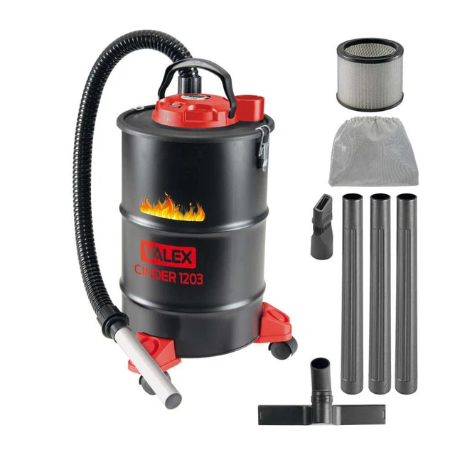 VACUUM CLEANER CAN ASPIRATE POWDER 1200W 20Lt CINDER 1203 VALEX £64.65 ...