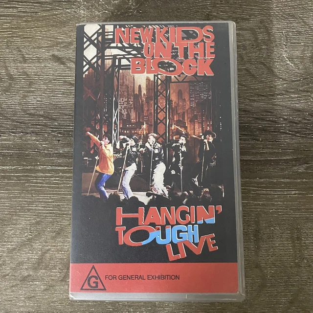 NEW KIDS ON The Block (VHS, 1989) Hangin’ Tough Live Boy Band Concert ...