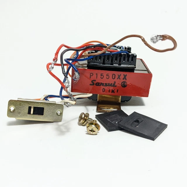 SANSUI P-M7 TURNTABLE Parts Power Transformer Voltage Selector Switch ...
