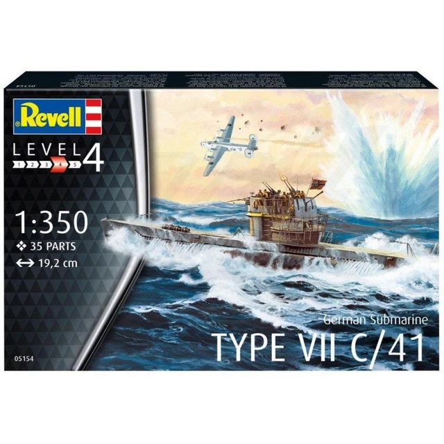 [FR] REVELL 1/350 German Submarine Type VII C/41 - REV05154 EUR 10,79 ...