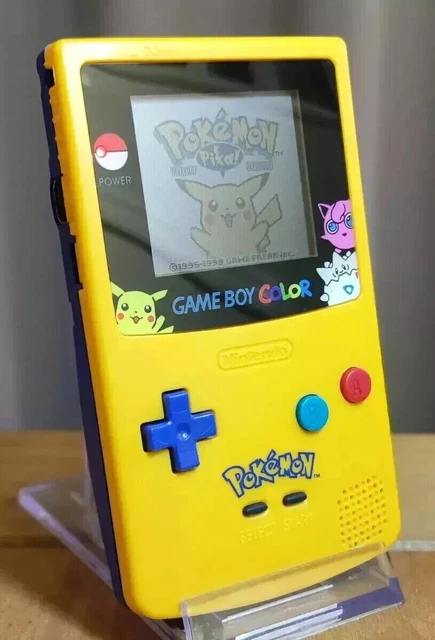 MINT GAME BOY Color Pokémon Pikachu Edition - Nintendo GBC Colour ...
