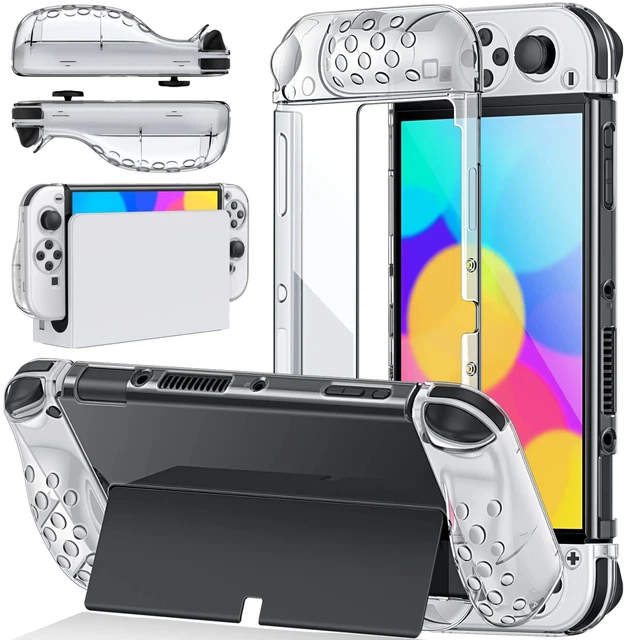 NINTENDO SWITCH / OLED Transparent Protective Unit Case - AWESOME KOOL ...