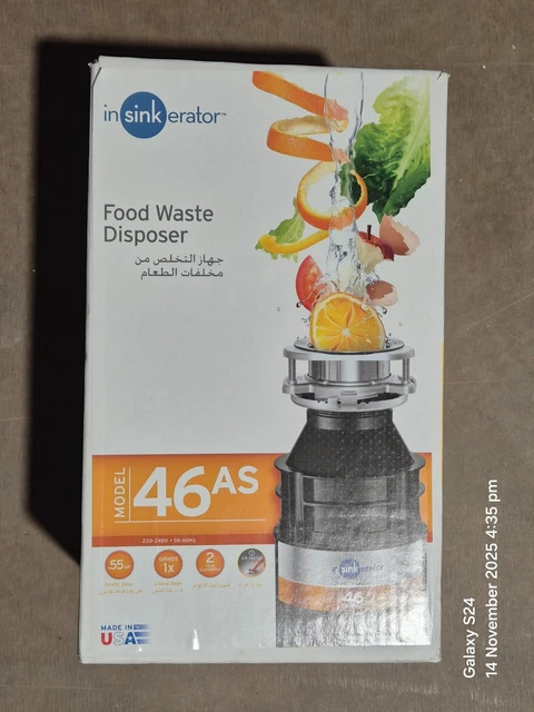 INSINKERATOR MODEL 46 AS Food Waste Disposal Unit £100.54 - PicClick UK