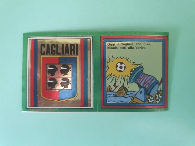 PANINI CALCIATORI 1969-70 - Figurina Scudetto E Simbolo Cagliari EUR 2 ...