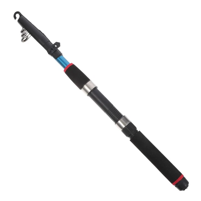 2 COUNT ULTRA-SHORT Fishing Poles Rod Spinning Rods Saltwater Carbon £ ...