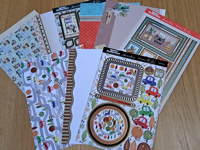 HUNKYDORY ASSORTED TOPPERS & Cardstock Kits New Job & Home, Driving ...