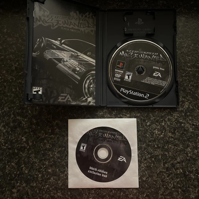 NEED FOR SPEED: Most Wanted Black Edition W/ DVD PS2 PlayStation 2 CIB ...