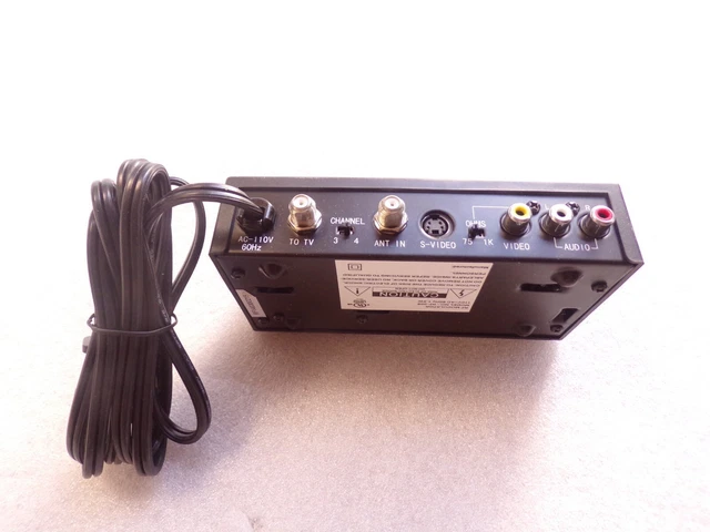 RF-MODULATOR RF-008 STEREO Audio Video S-VHS RF-008 Modulator 203-101 ...