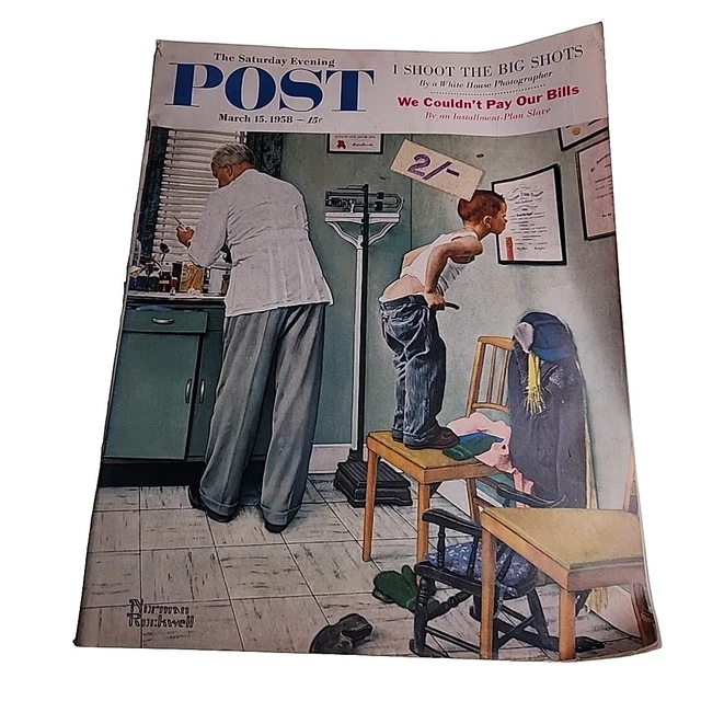 THE SATURDAY EVENING Post March 1958 Magazine £18.00 - PicClick UK