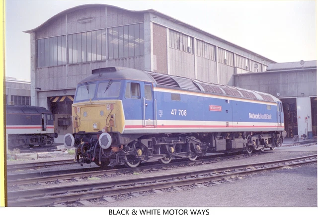 TRAIN NEGATIVE Class 47 706 In Network Southeast Livery £0.99 - PicClick UK