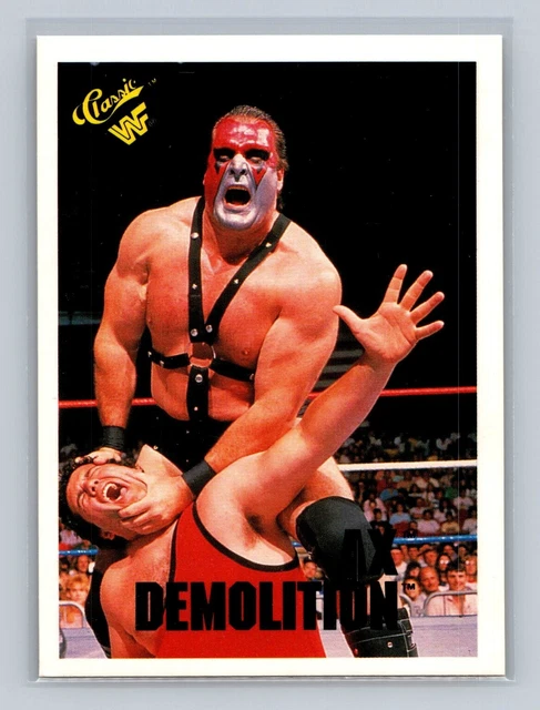 1990 CLASSIC WWF Wrestling Demolition Ax and Smash #107 EUR 2,22 ...