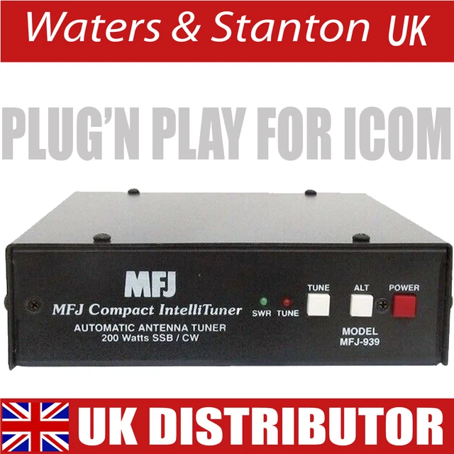MFJ-939I ICOM AUTOMATIC Antenna Tuner "Plug and Play" £269.99 - PicClick UK