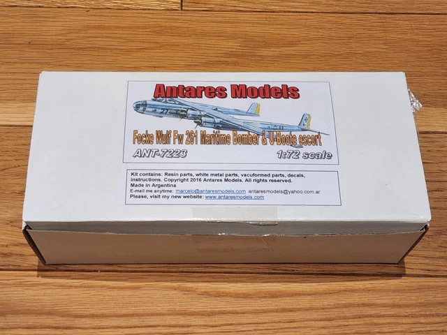 ANTARES MODELS ANT-7223 Focke Wulf Fw261 Maritime Bomber Resin Kit OVP ...