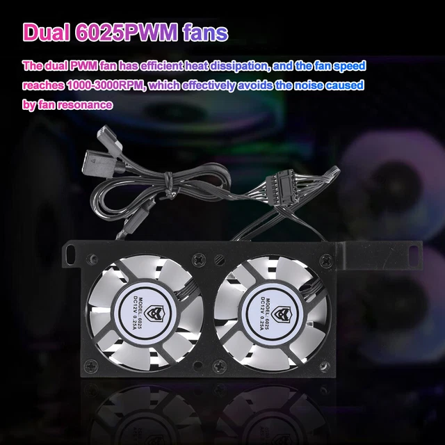 Ram Memory Cooling Fan Ram Heatsink Cooler Argb Syn For Ddrddr2ddr3ddr4ddr5 3893 Picclick Au 