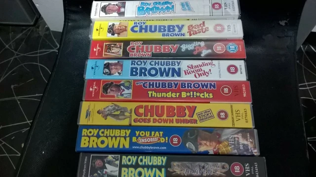 BUNDLE OF EIGHT (8) ROY CHUBBY BROWN VHS VIDEOS VERY GOOD CONDITION ...