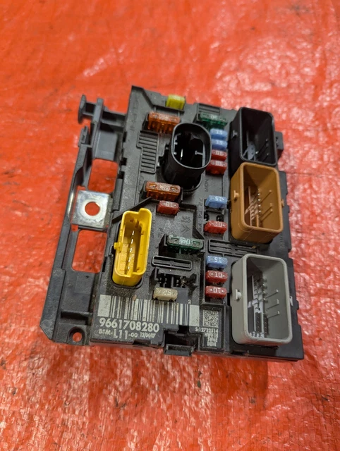 CITROEN PEUGEOT UNDER Bonnet Fuse Box Bsm Unit 9661708280 Bsm L11 £30. ...
