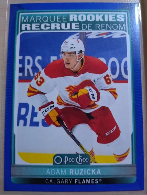ADAM RUZICKA MARQUEE Rookies Blue - Calgary Flames - Upper Deck Series ...
