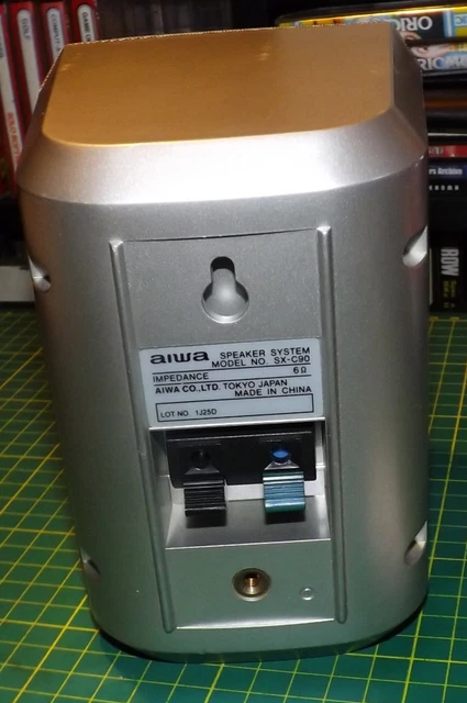 AIWA SURROUND SOUND Speaker - SX-C90 6 Ohm, working 15 x 11 x 13.5cm £4 ...