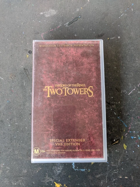 VHS LORD OF the rings Two Towers extended version super rare EUR 9,10 ...