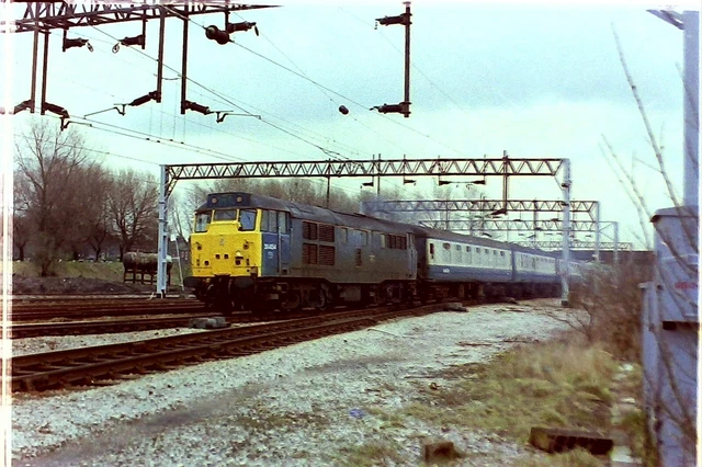 35MM RAILWAY COLOUR Negative Class 31 454 at Stoke on Trent £1.95 ...