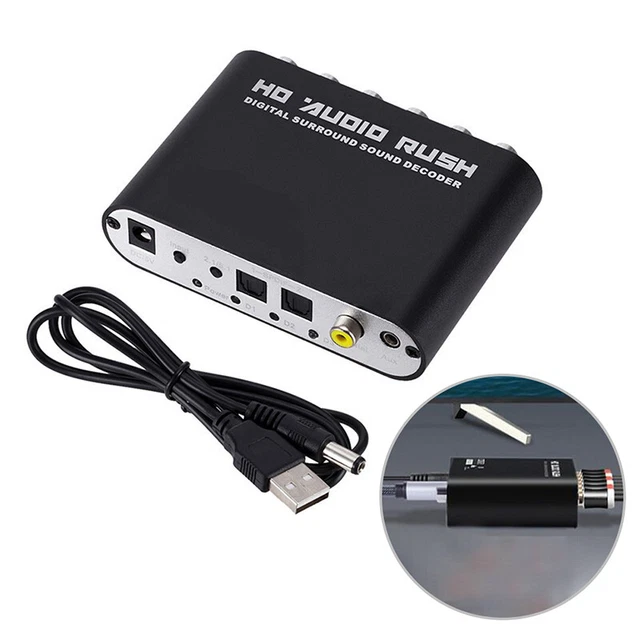 5.1 AUDIO GEAR AC-3 Digital Audio Converter LPCM To Digital Audio ...