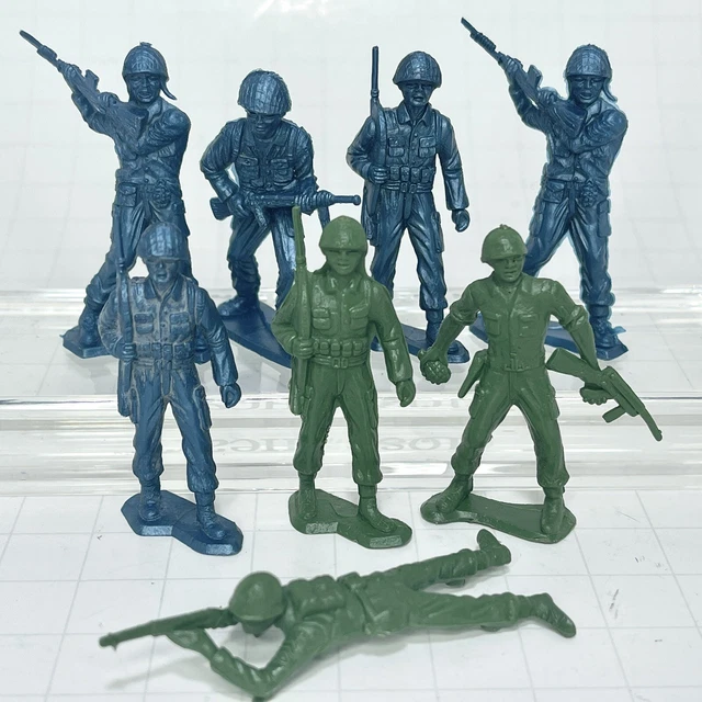 VINTAGE MPC WW2 American Plastic Toy Soldiers Army Infantry Military GI ...