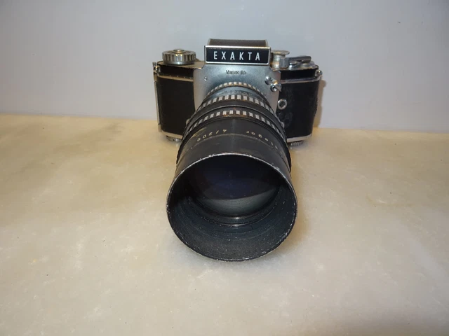 APPAREIL PHOTO EXAKTA Varex II b avec Télé objectif Meyer optik ...