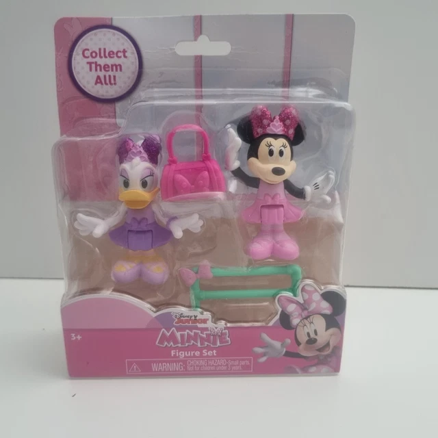 DISNEY JUNIOR MINNIE Mouse Daisy Duck Birthday Figure Set Just Play £8. ...