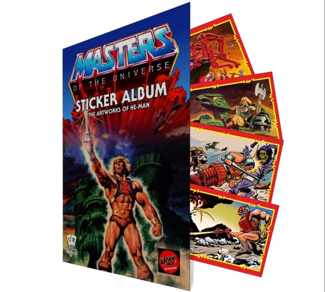 HE-MAN MASTERS OF the Universe Sticker Album Complete Argentina £43.70 ...
