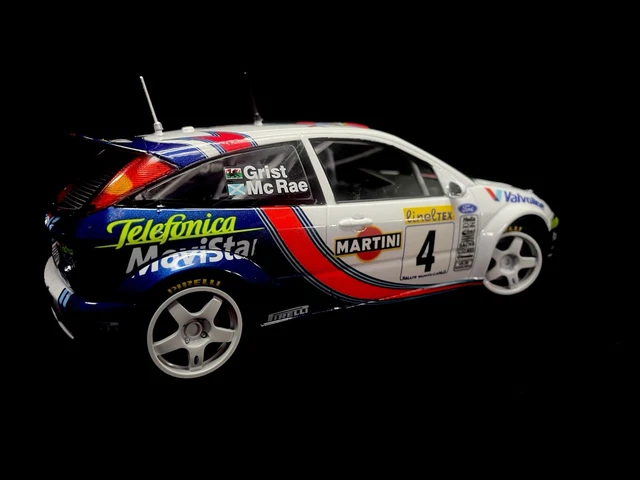 COLIN MCRAE FORD Focus RS WRC 1:24 Scale (built & in display case) £229 ...