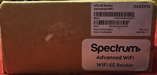 SPECTRUM WIRELESS ROUTER Advanced Home Wifi 6E Router New $45.00 - PicClick