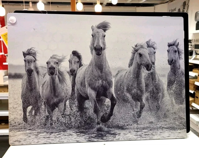 IKEA SYMFONISK PICTURE Frame Cover for Speaker Panel Horses 605.478.65 ...
