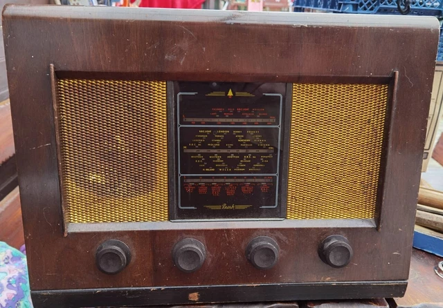 1940S BUSH TYPE AC 11 Valve Radio - for restoration. £19.99 - PicClick UK