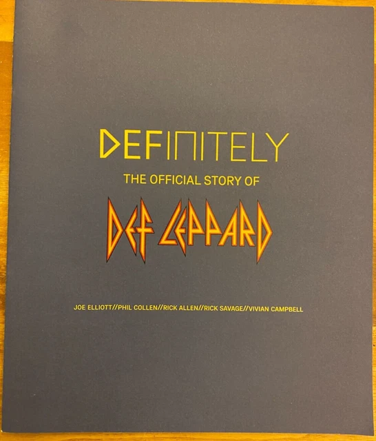 DEF LEPPARD DEFINITELY: The Official Story of .. Promotional Booklet ...