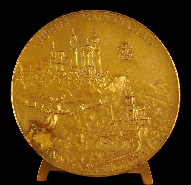 MÉDAILLE PIERRE GERLIER archvèque de Lyon Basilique Notre Dame de ...