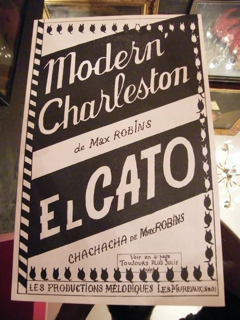 & SPARTITO MODERN' Charleston El Gato Max Robins Music Sheet " EUR 13 ...