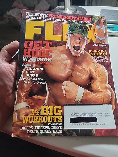 FLEX BODYBUILDING MUSCLE Magazine / WWE John Cena / Nov 2006 £2.05 ...