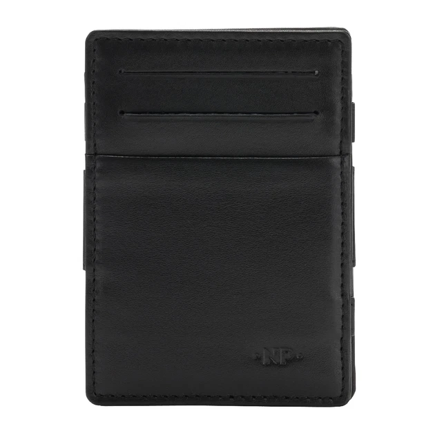 NUVOLA PELLE MEN Magic Wallet Slim Real Leather Credit Card Holder ...
