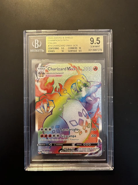 CHARIZARD VMAX BGS 9.5 Future Champions Ita Pokemon No Charizard PSA ...