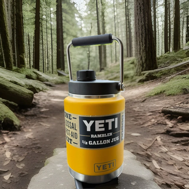 YETI RAMBLER HALF Gallon Alpine Yellow Limited Edition Rare £154.89 ...