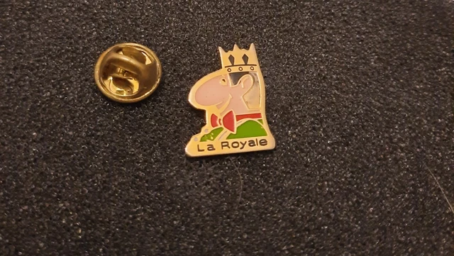 PIN'S LA ROYALE personnage roi dessin couronne crown - Pin Pins Badge ...
