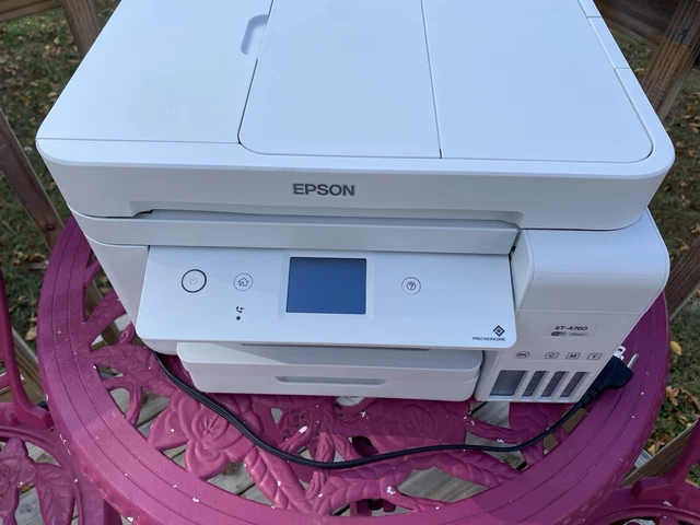 EPSON ECOTANK ET-4760 Wireless All-In-One Inkjet Printer - White $157. ...