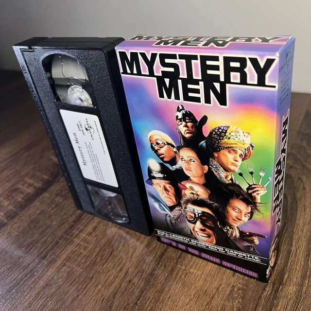 MYSTERY MEN - Full-Length Screener - VHS - 1999 - Ben Stiller - Rare ...