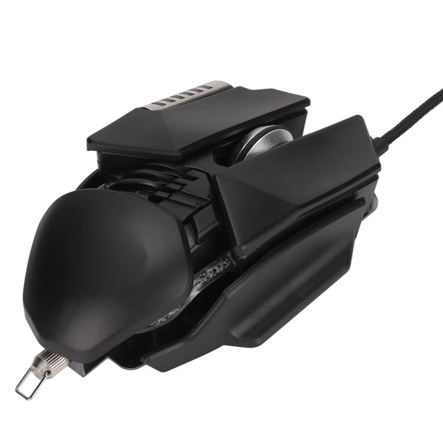 MECHANICAL MOUSE 12800 DPI Ergonomics Retractable Adjustment RGB USB ...