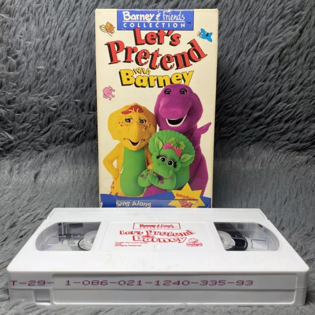 BARNEY & FRIENDS VHS Let’s Pretend With Barney 1993 Sing Along Songs $1 ... BARNEY & FRIENDS VHS Let’s Pretend With Barney 1993 Sing Along Songs $1 ...